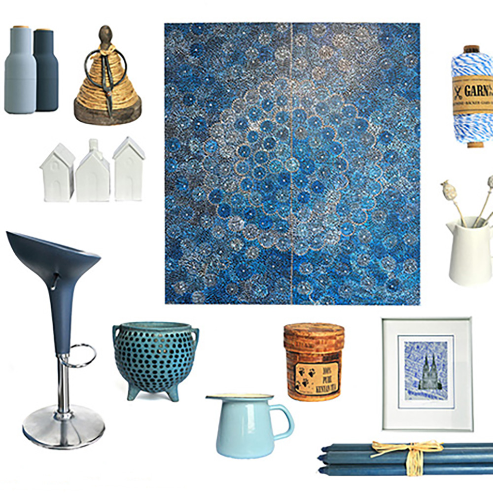 Moodboard blau – miss red fox